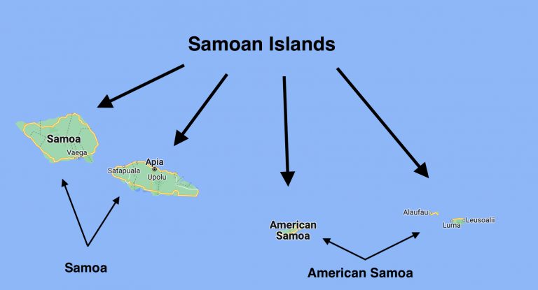 Difference between Samoa and American Samoa (Explained!)💡